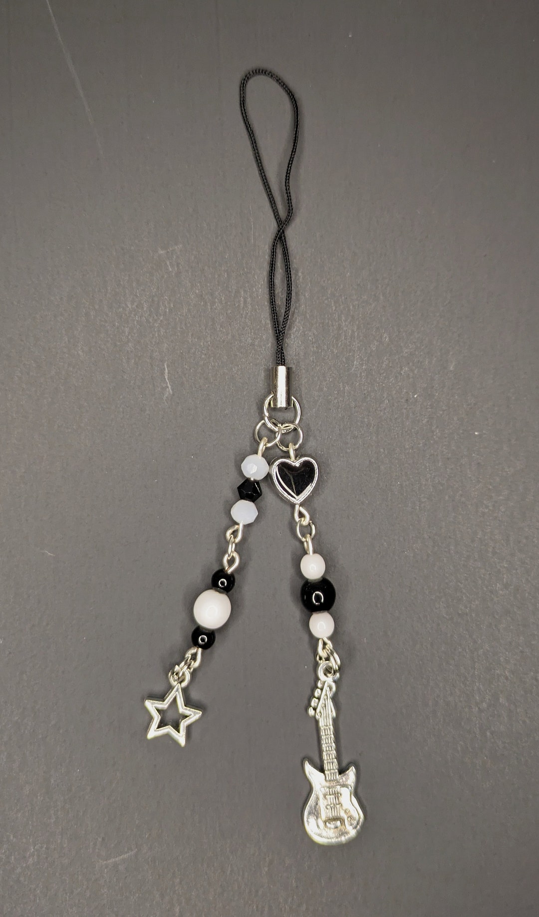 Beaded Rockstar Phone Charm - Etsy