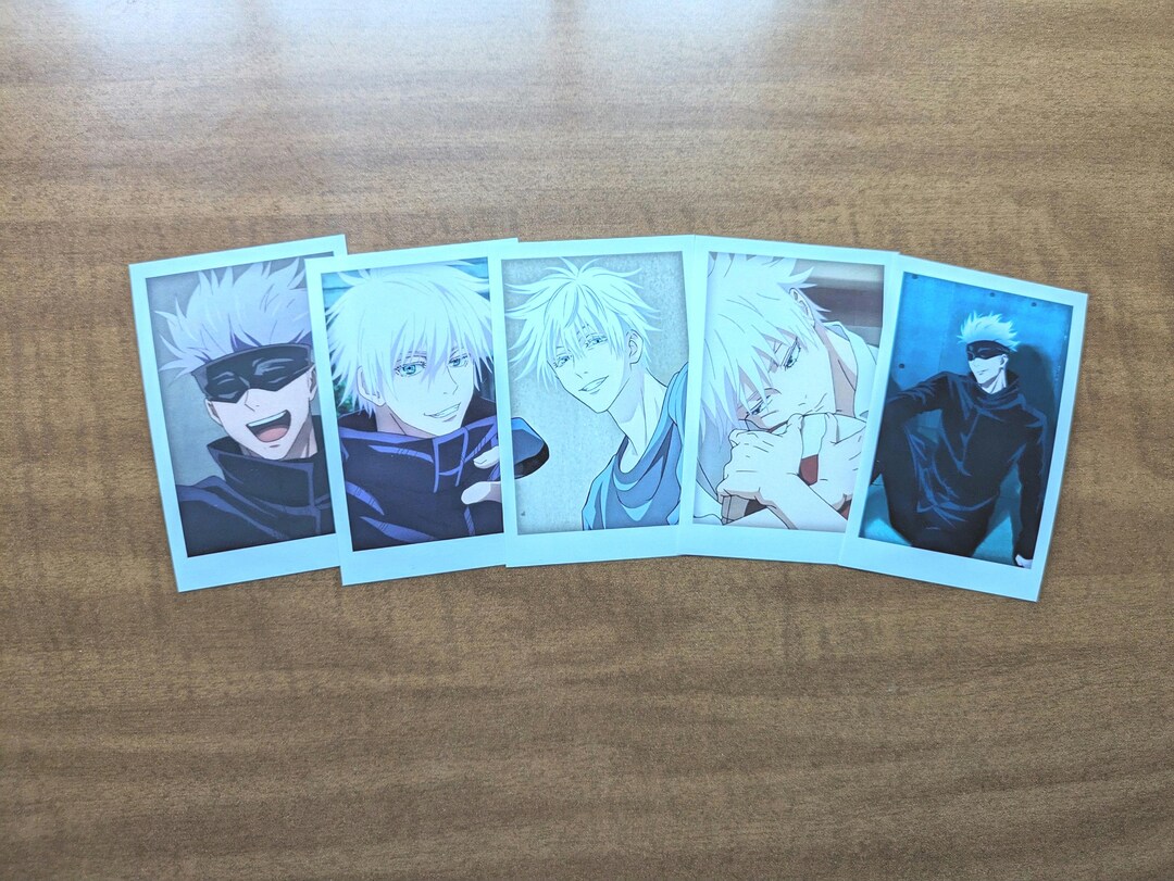 Gojo Inspired Cute Mini Photo Set - Etsy
