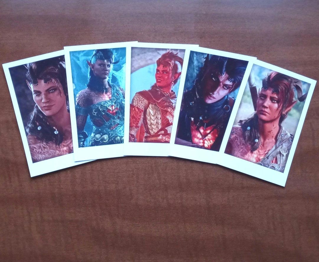 Karlach Inspired Cute Mini Photo Set - Etsy