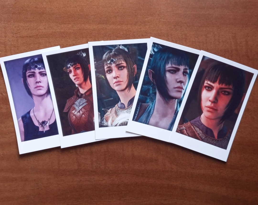 Shadowheart Inspired Cute Mini Photo Set - Etsy