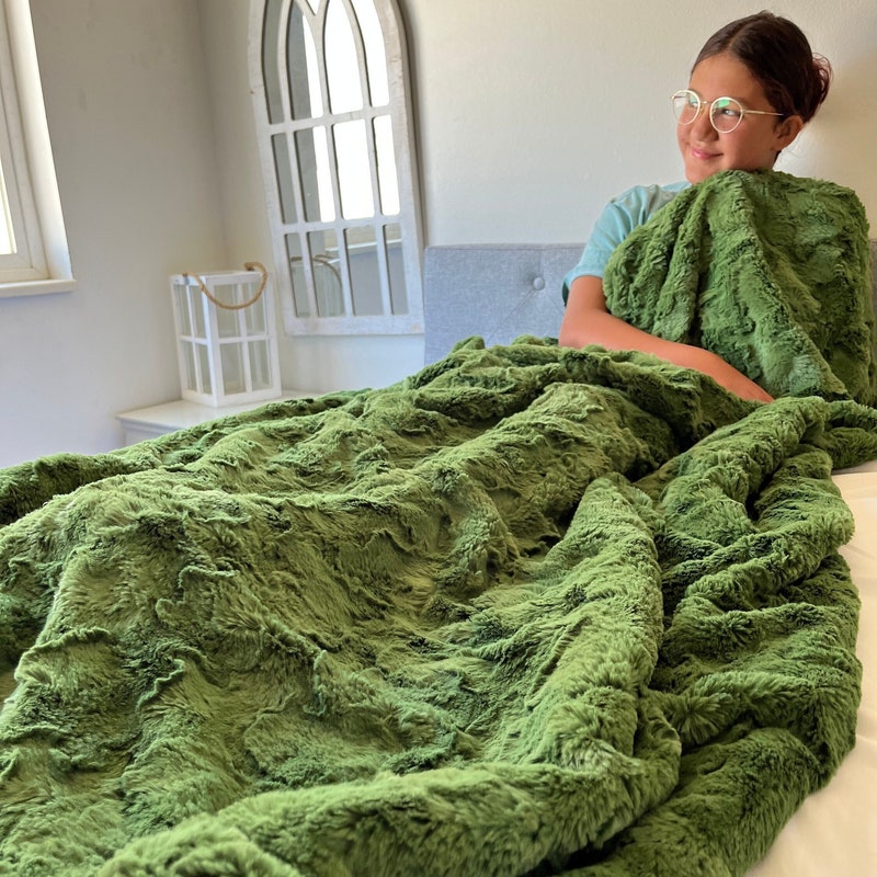 Green Blanket - Etsy