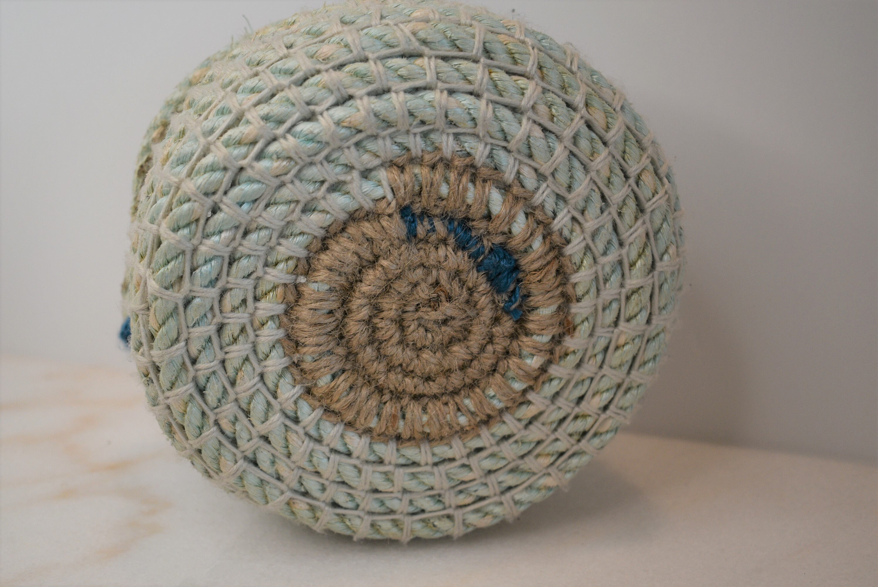 Yarn Bowl Made With Reclaimed Crab Pot Line - Etsy