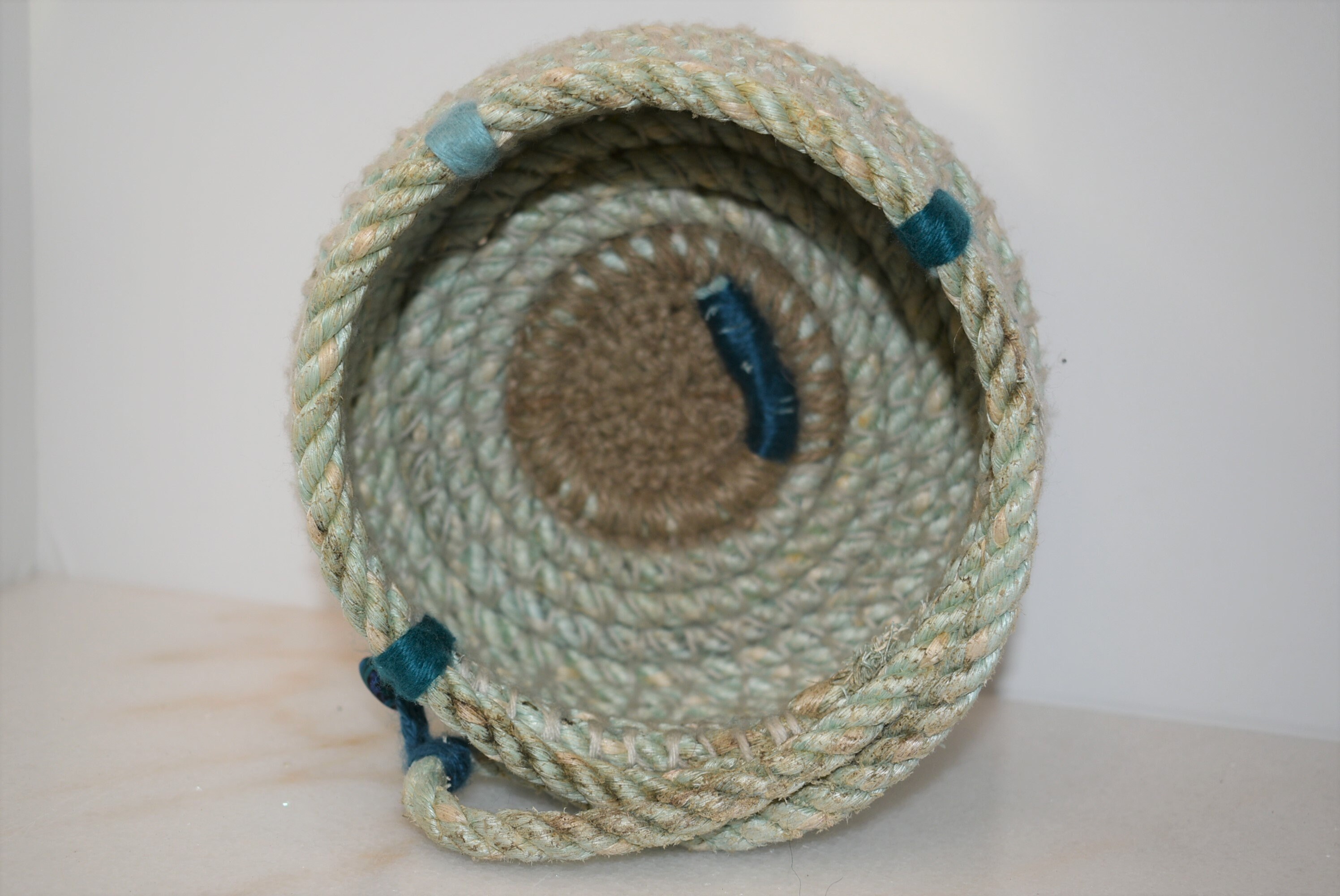 Yarn Bowl Made With Reclaimed Crab Pot Line - Etsy