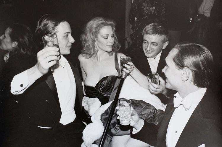 Studio 54 Prints V2 Vintage Black and White Print Set of 5 Digital ...