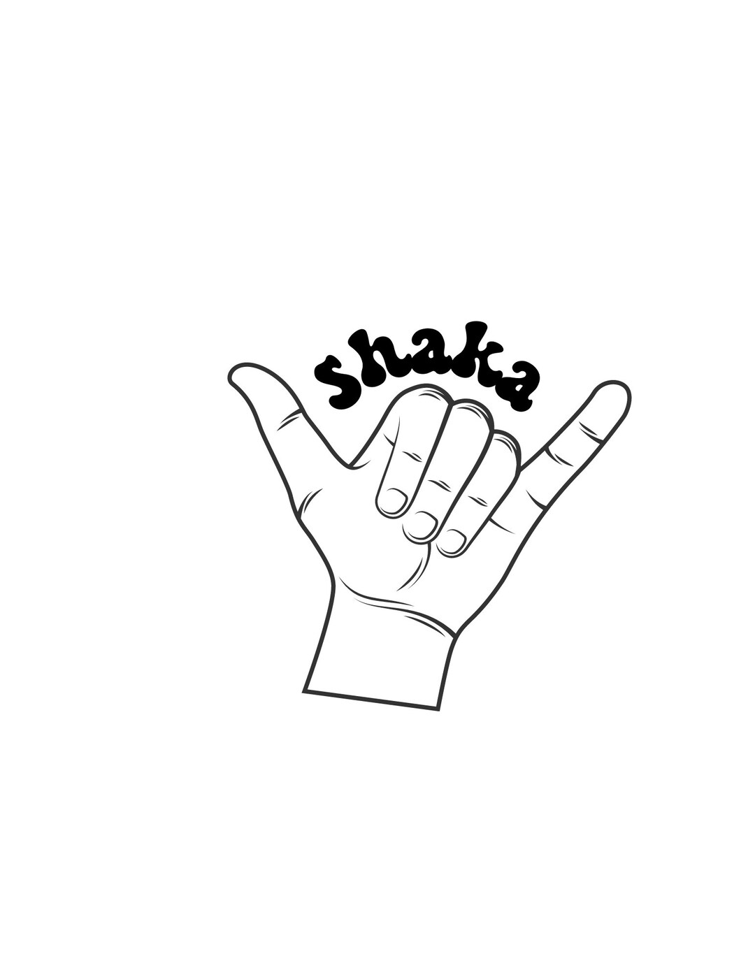 Shaka, Hangloose, Hawaii SVG - Etsy
