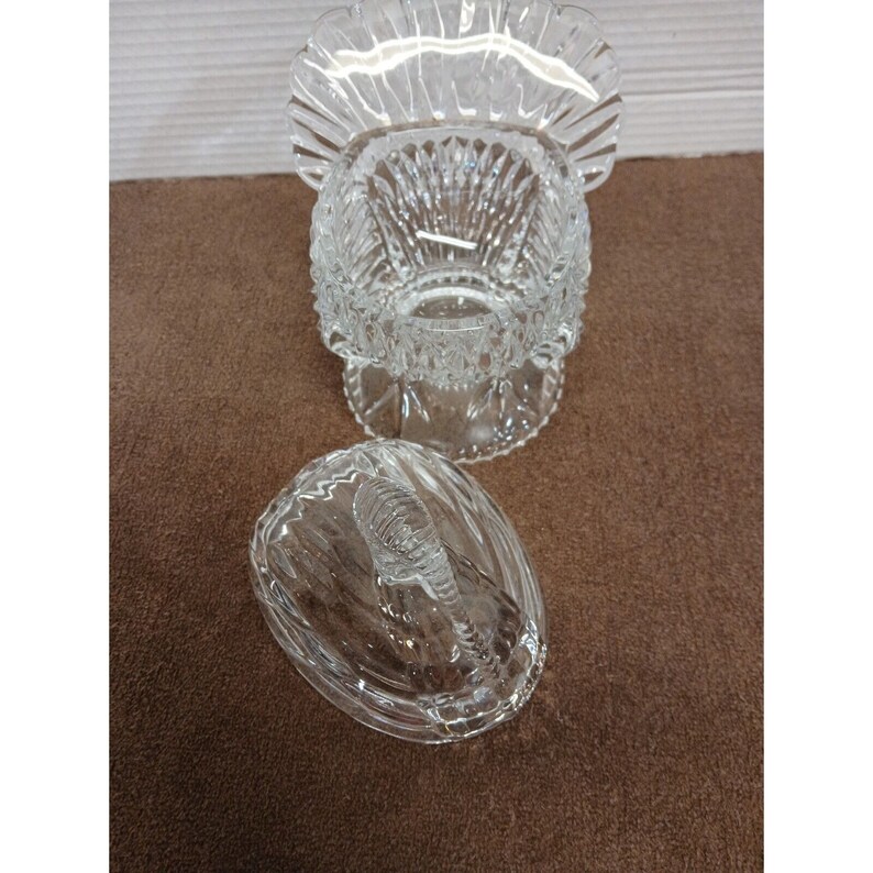 Shannon Designs of Ireland Lead Crystal Turkey Lidded Candy Dish Czech ...