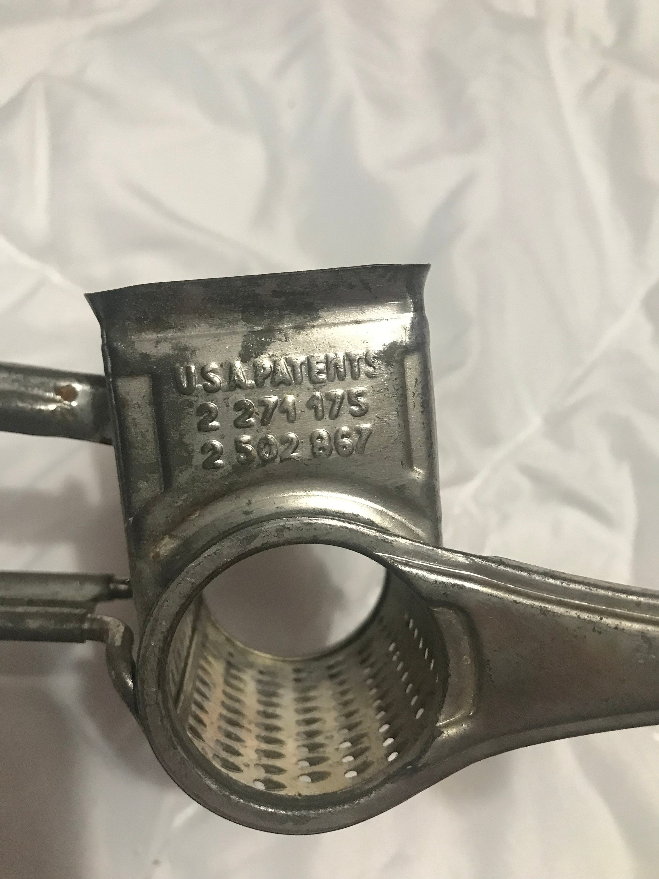 Vintage Cheese Grater. 1940s Red Handle Mouli Grater Made in France and ...