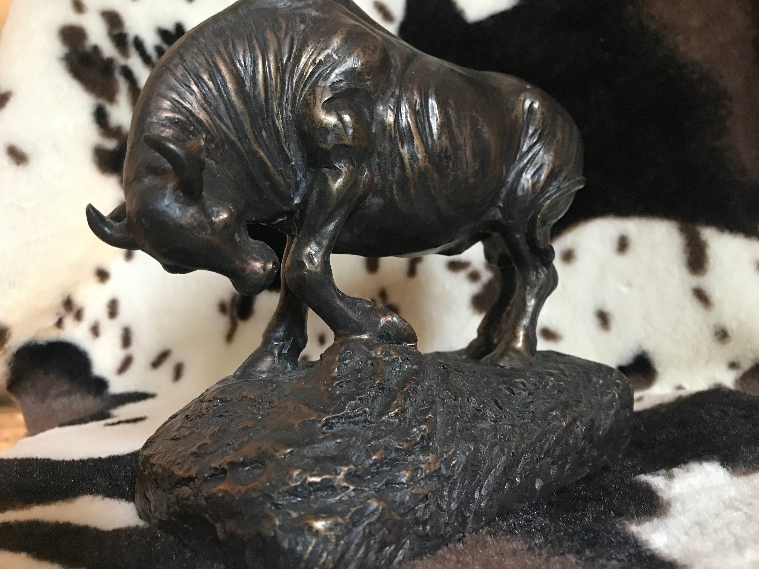 Bull Statue Merrill Lynch Bull. 6 1/2in Tall - Etsy