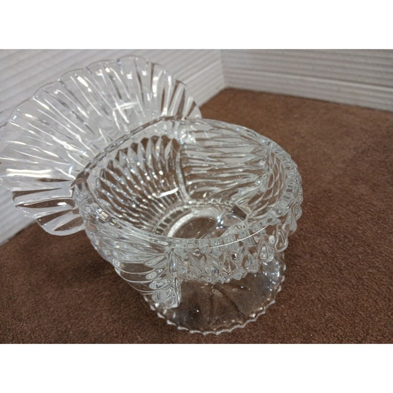 Shannon Designs of Ireland Lead Crystal Turkey Lidded Candy Dish Czech ...