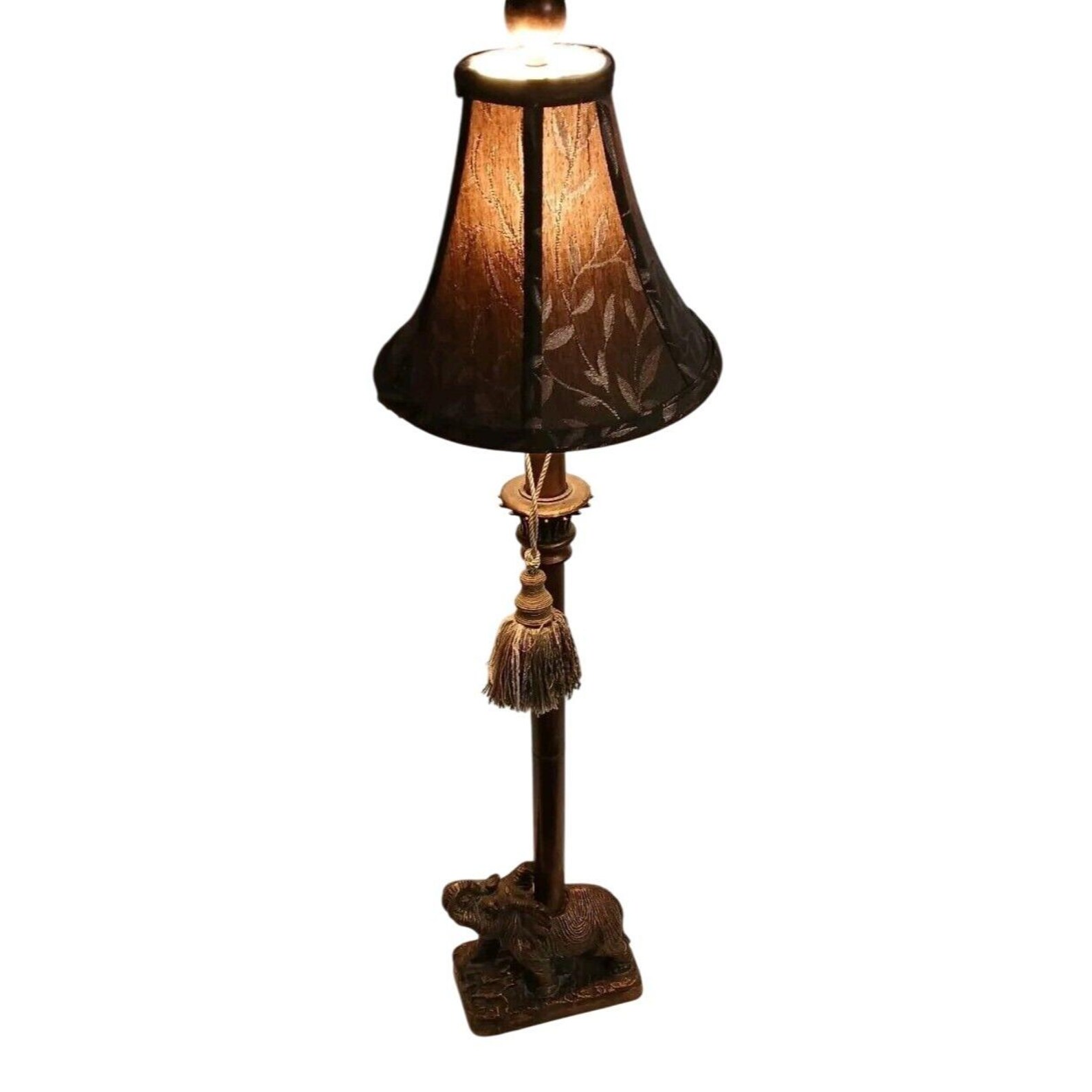 31 Stick Lamp With Elephant Base - Etsy