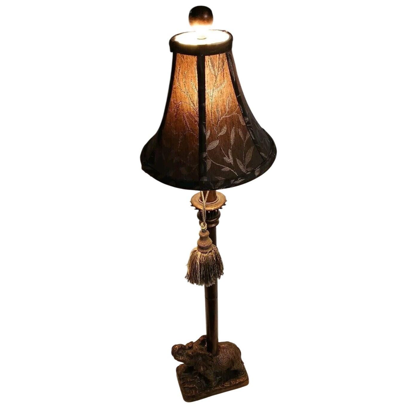 31 Stick Lamp With Elephant Base - Etsy