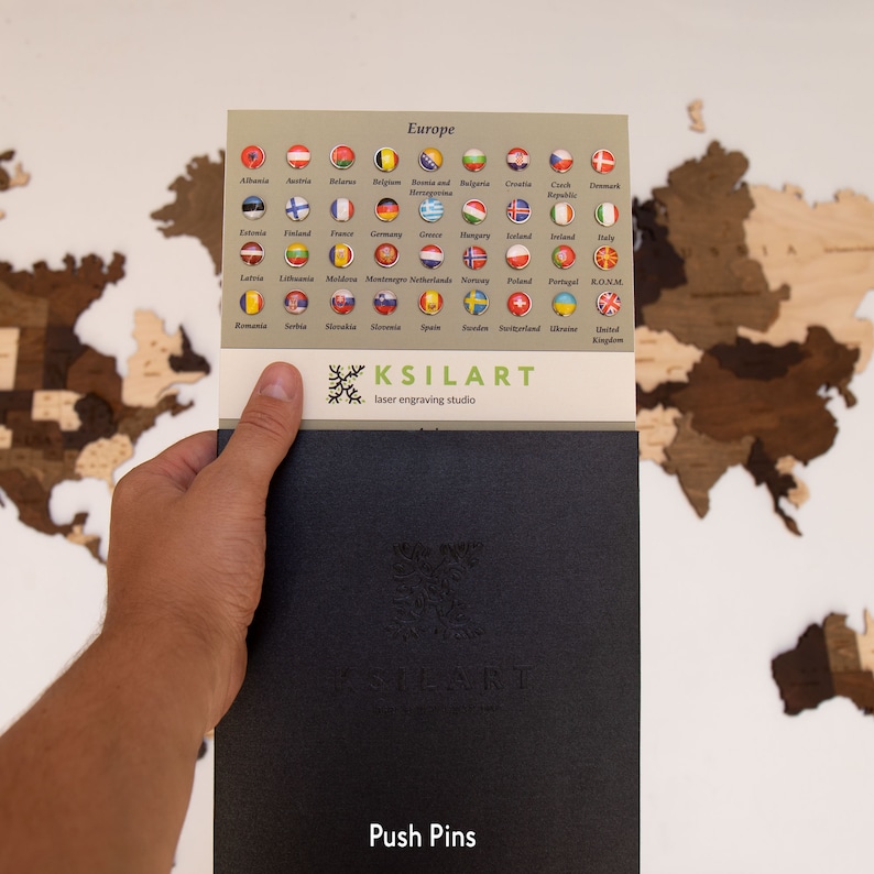 3D Wooden World Map Housewarming Gift Wall Art Travel Map - Etsy