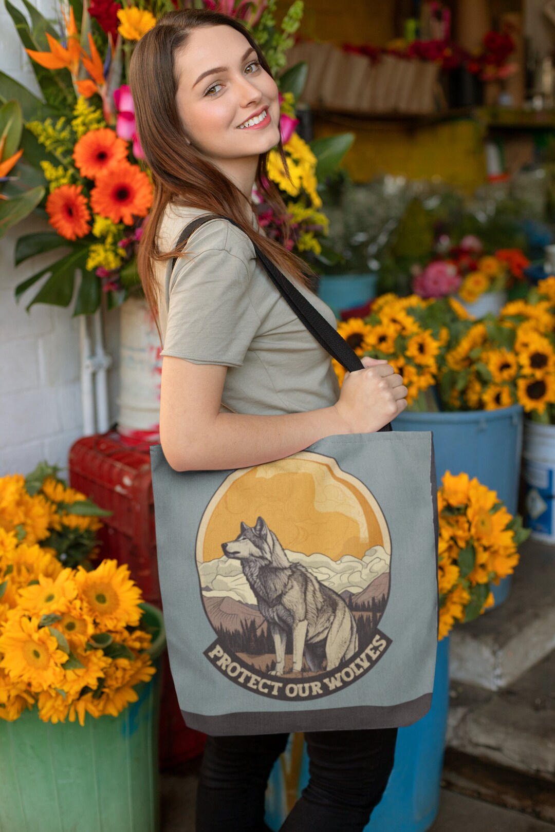 O-six Wolf Tribute Tote Bag | 06 Wolf: the Most Famous in the World ...