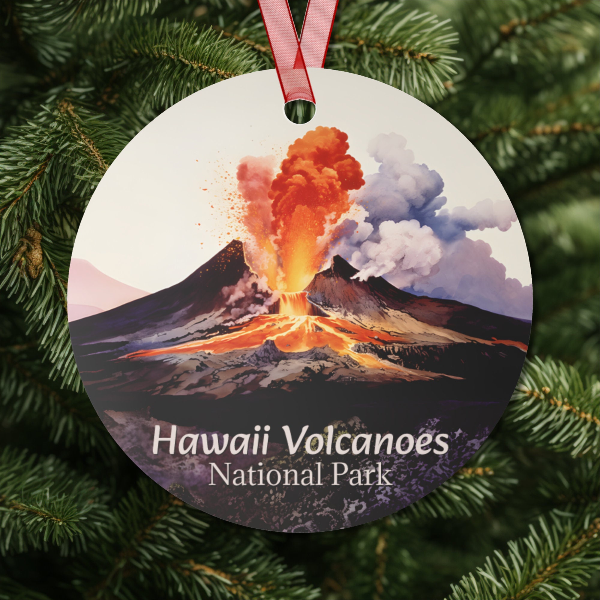 Custom Hawaii Volcanoes National Park Ornament Christmas - Etsy