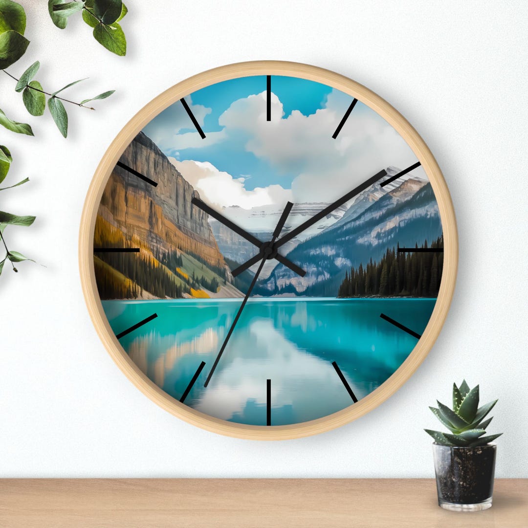Lake Louise Banff National Park Clock, Canada National Park Series ...