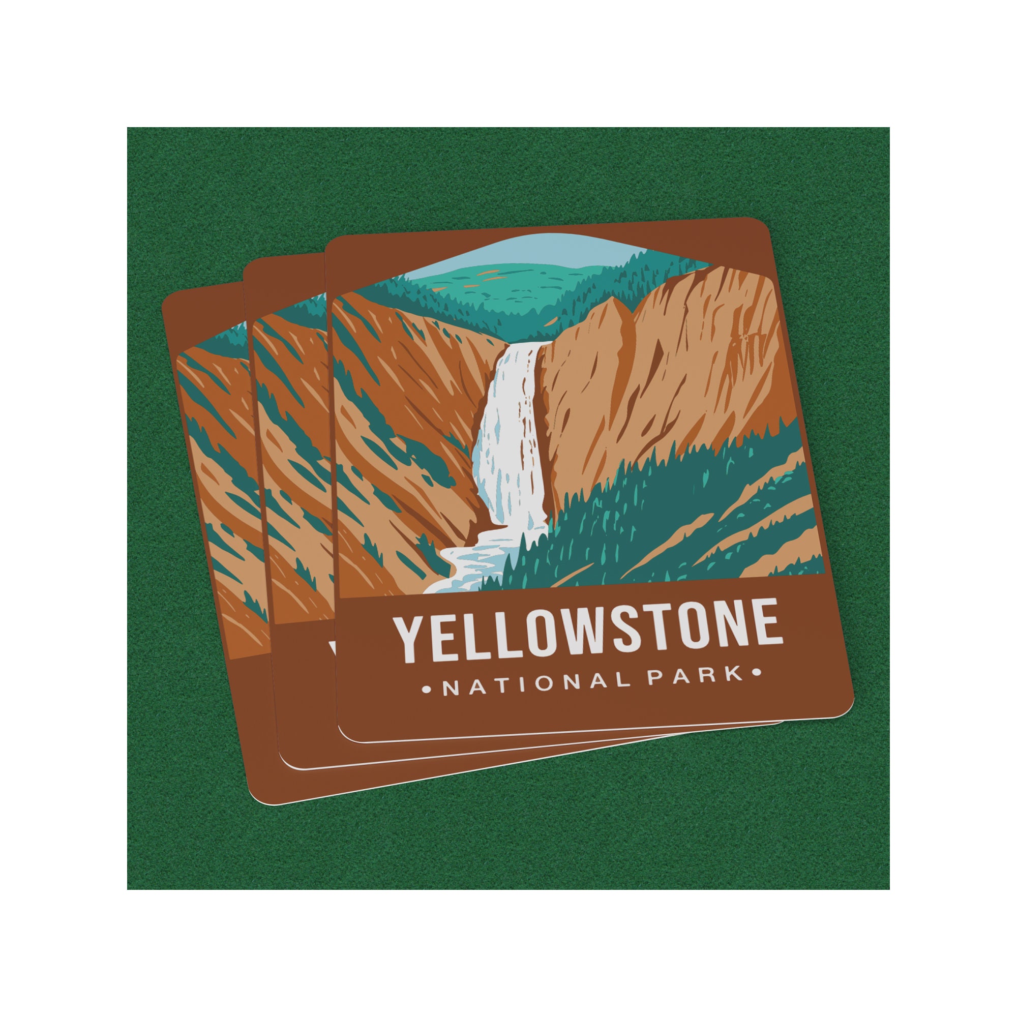 Yellowstone National Park Playing Cards 52 Card Deck With 2 - Etsy