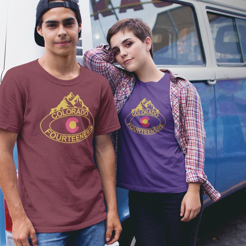 Colorado 14ers Checklist Tee | Colorado Logo on Front | Fourteeners ...