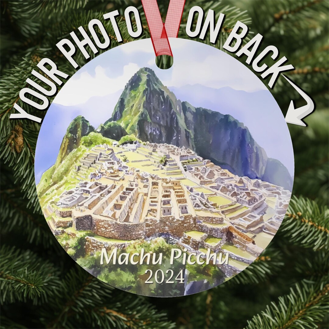 Custom Machu Picchu Peru Ornament, Christmas Ornaments With ...