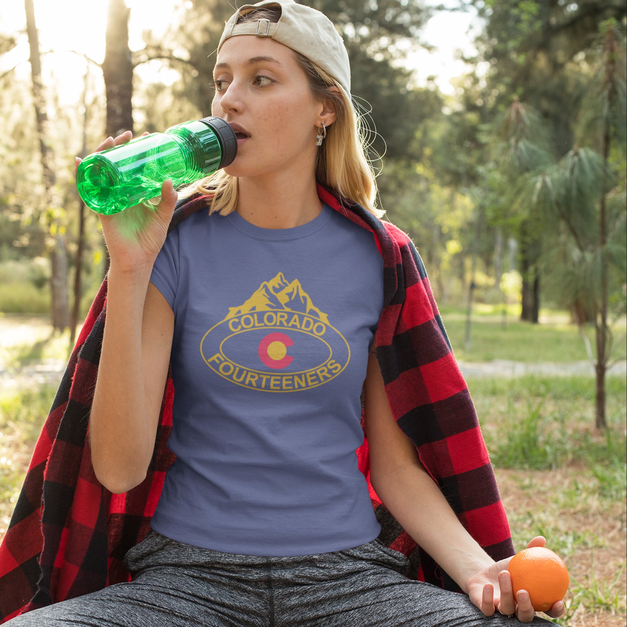 Colorado 14ers Checklist Tee | Colorado Logo on Front | Fourteeners ...