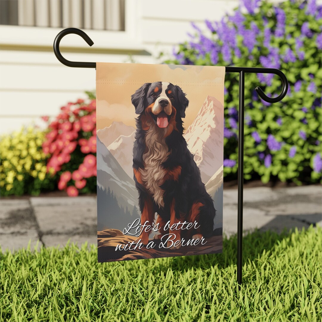 PERSONALIZED Berner House or Garden Flag, Your Favorite Hiking Buddy ...