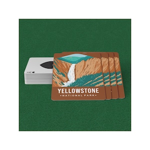 Yellowstone National Park Playing Cards, 52 Card Deck With 2 Jokers - Etsy