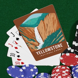 Yellowstone National Park Playing Cards, 52 Card Deck With 2 Jokers - Etsy
