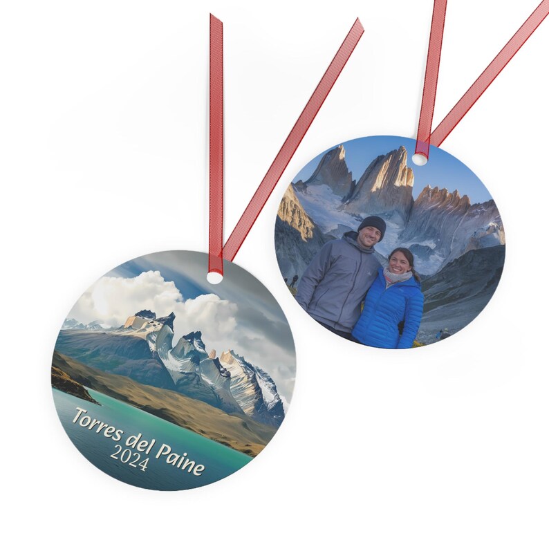 Custom Torres Del Paine National Park Christmas Ornament, Personalized ...