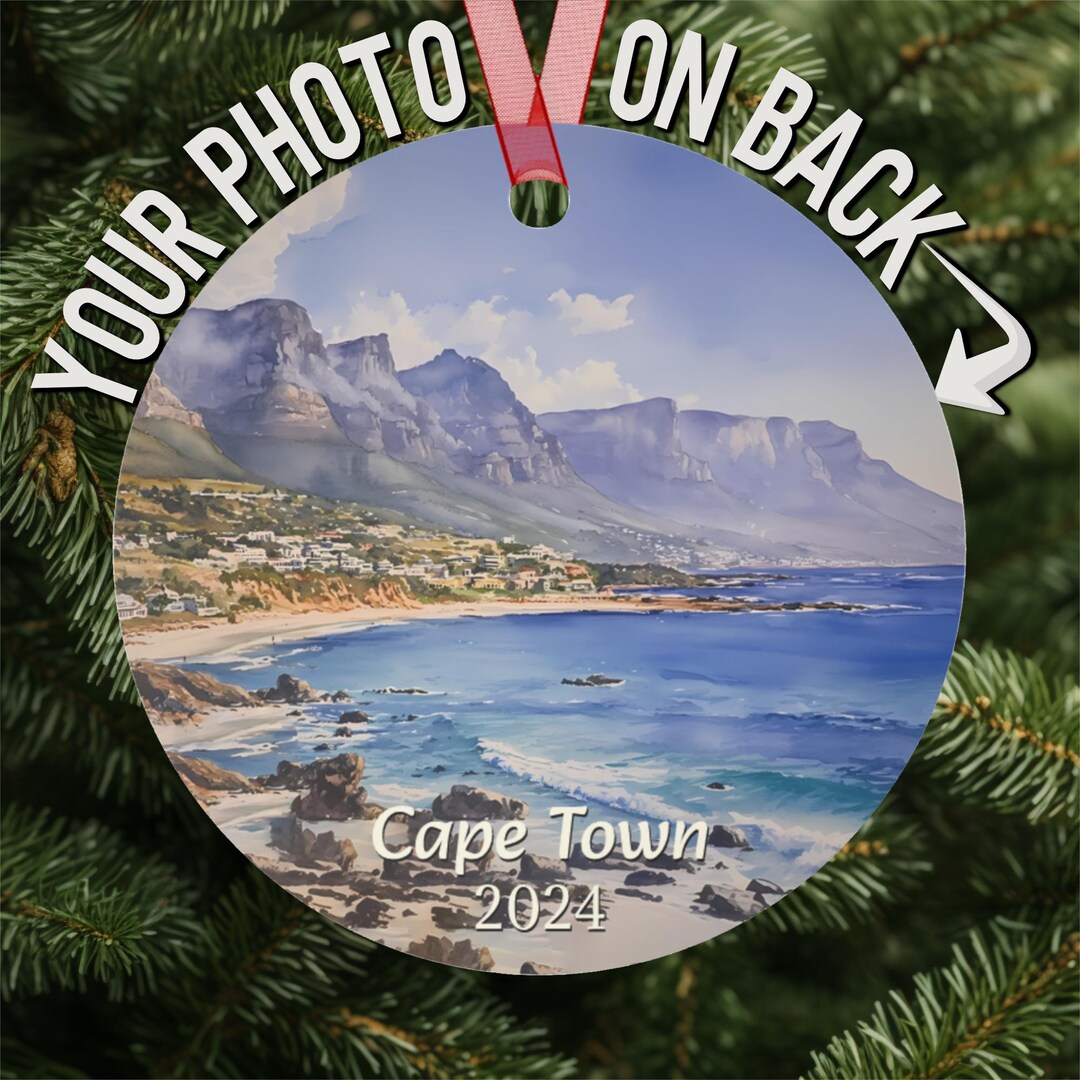 Custom Cape Town South Africa Ornament, Christmas Ornaments With ...