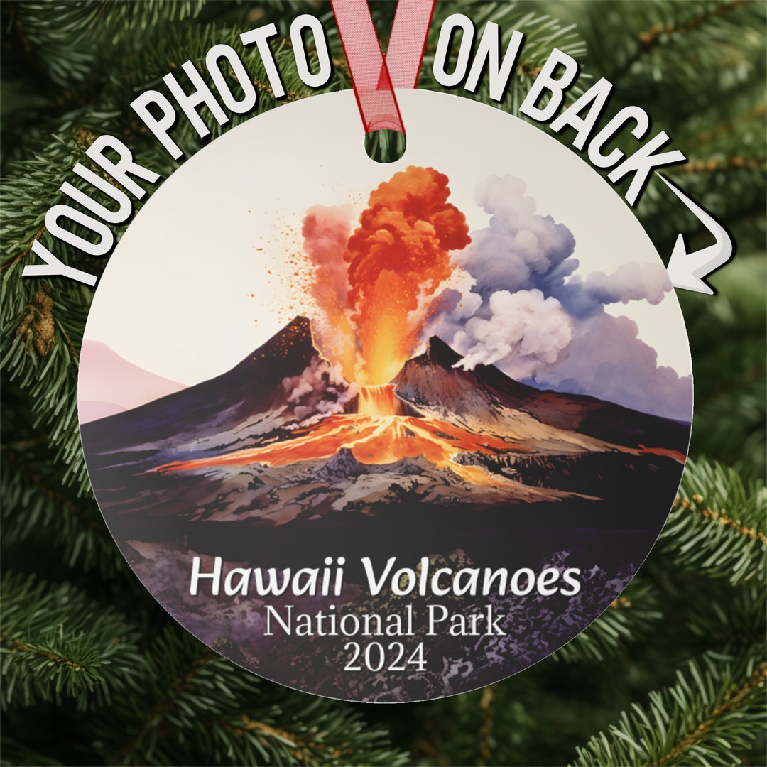 Custom Hawaii Volcanoes National Park Ornament, Christmas Ornaments ...