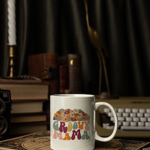 Groovy Mama Mug Coffee Cup for One Groovy Mama Boho Chic Retro 70s ...