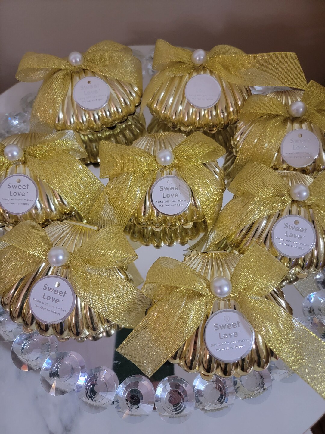 Seashell Favors for Wedding, Bridal Shower, Henna Night, Engagement ...