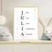 Julia Name Print | Personalised Name Printable | Printable Wall Art ...