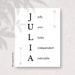 Julia Name Print | Personalised Name Printable | Printable Wall Art ...