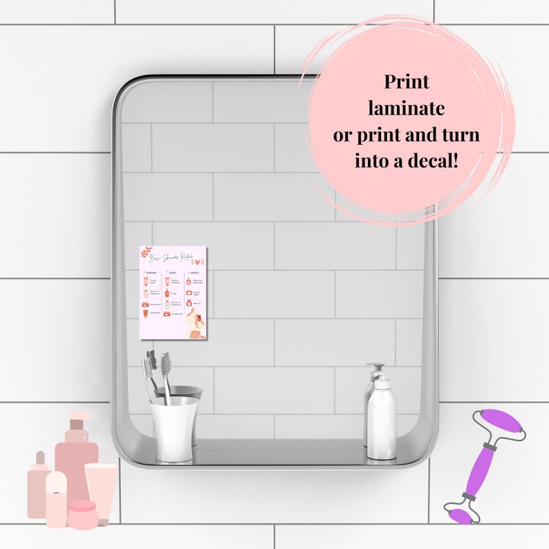 Editable Skincare Routine for Tweens & Teens | Basic Regimen ...