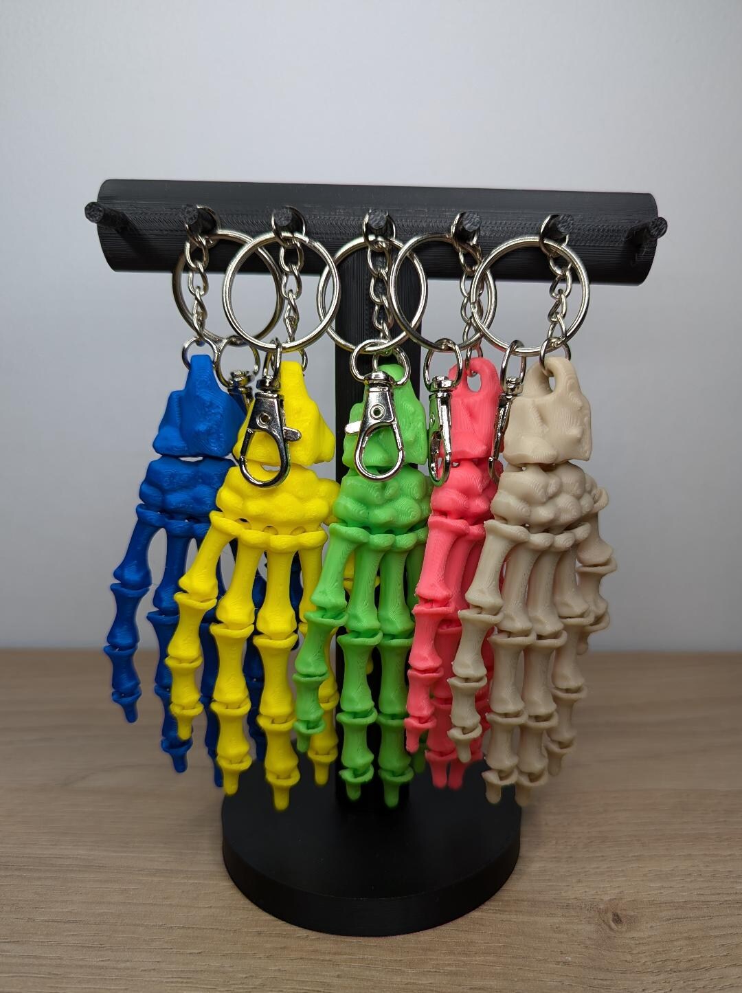 Flexi Factory Skeleton Hand Key Chain - Etsy