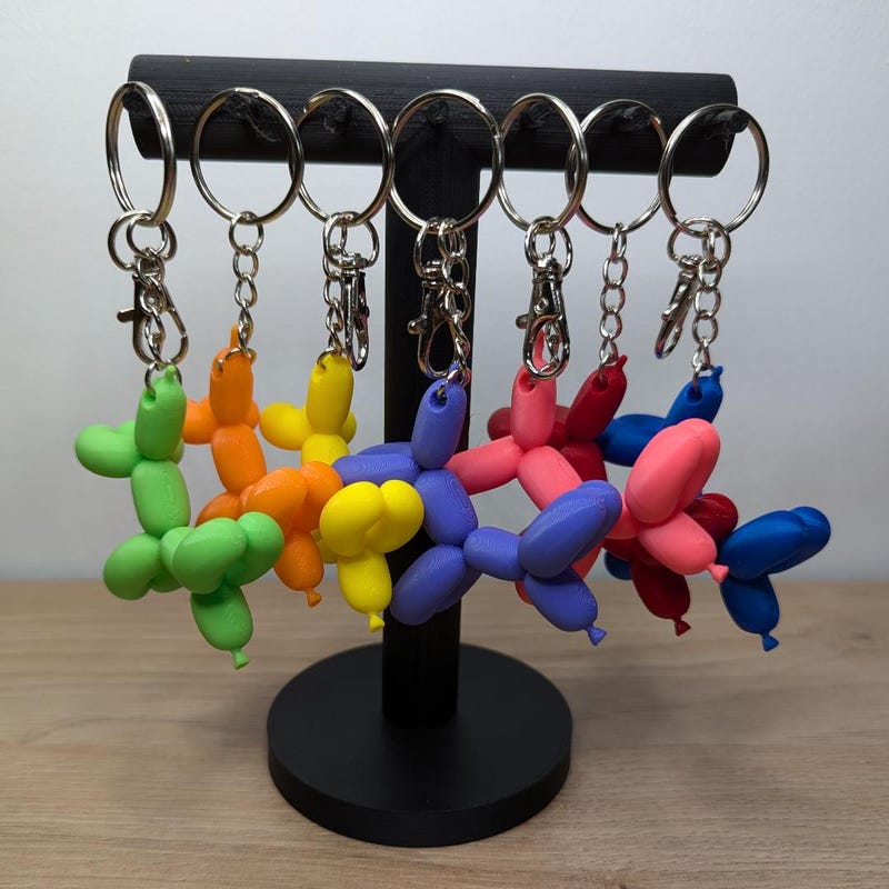 Balloon Dog Keychain - Etsy