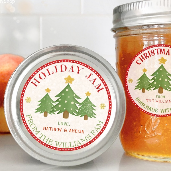 Holiday Jam Labels - Etsy
