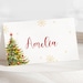 Editable Christmas Name Tag Template Christmas Name Label Name Card ...