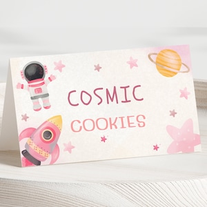 Editable Space Food Tent Cards Space Food Tags Space Food Labels ...