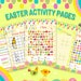 Easter Activity Bundle for Kids Easter Games Printable Family Easter ...