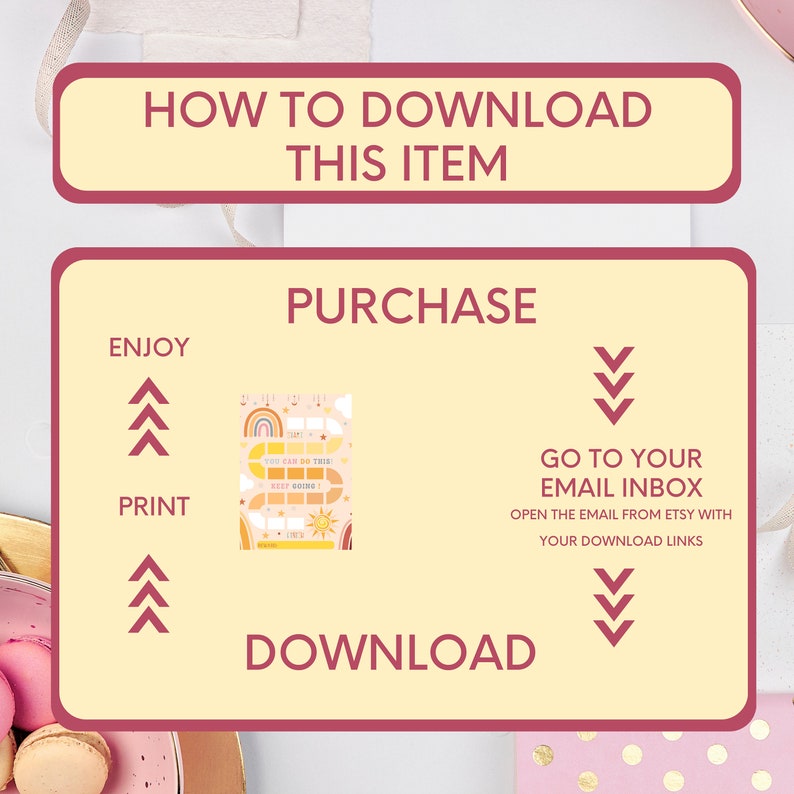 Boho Rainbow Reward Chart for Kids Daily Routine Chart Kids - Etsy