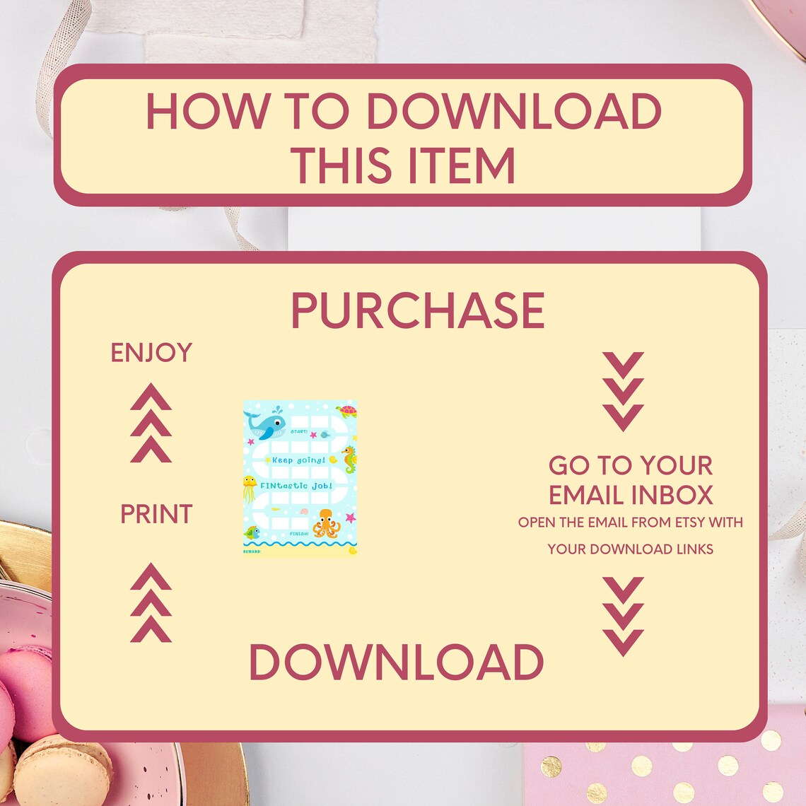 Under the Sea Reward Chart for Kids Daily Routine Chart Children Chore ...