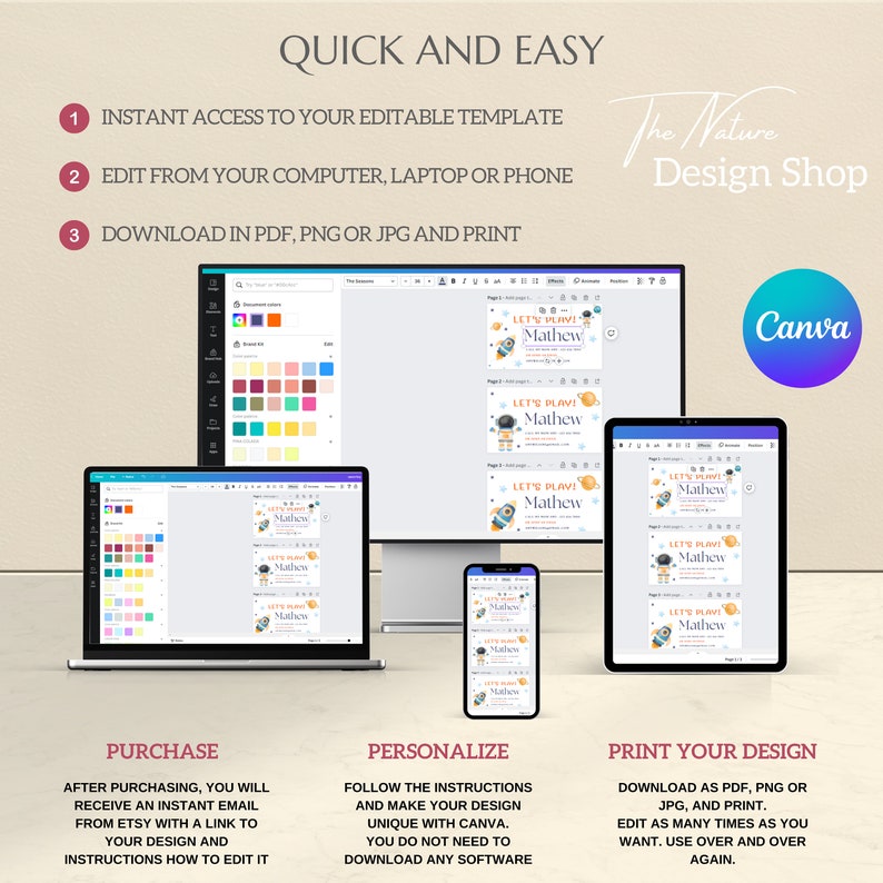 Kids Contact Cards Kids Playdate Cards Boys Keep in Touch for Kids ...