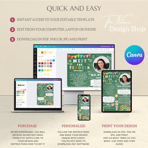 Meet the Teacher Editable Template Teacher Kindergarten Letter Template ...