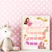 Princess Behavior Chart for Girls Daily Routine Chart Princess Reward ...