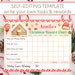 Editable Christmas Reward Chart for Kids Daily Routine Chart Kids Chore ...