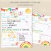Meet the Teacher Editable Template Teacher Boho Rainbow Teacher Canva ...