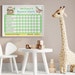 Editable Sloth Reward Chart for Kids Daily Routine Chart Boys Chore ...