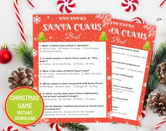 Christmas Game Xmas Game Christmas Party Printable Games Christmas ...