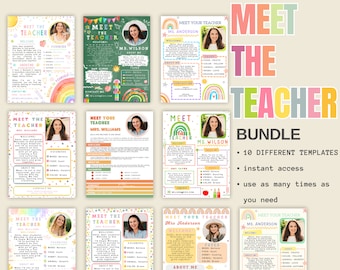 Meet the Teacher Template Meet Theteacher Kindergarten Letter Meet the ...